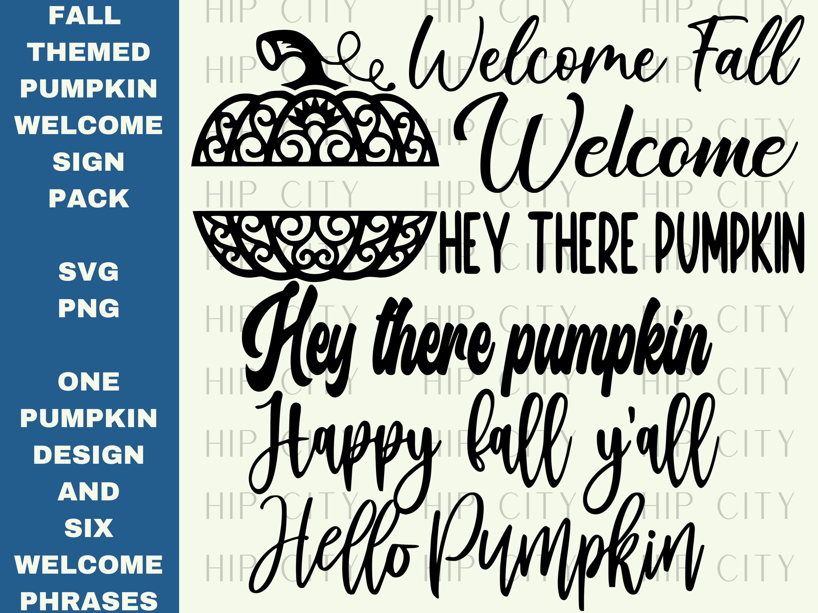 Fall SVG, Happy Fall SVG, Fall SVG Bundle, Png Pumpkin, Fall Welcome ...