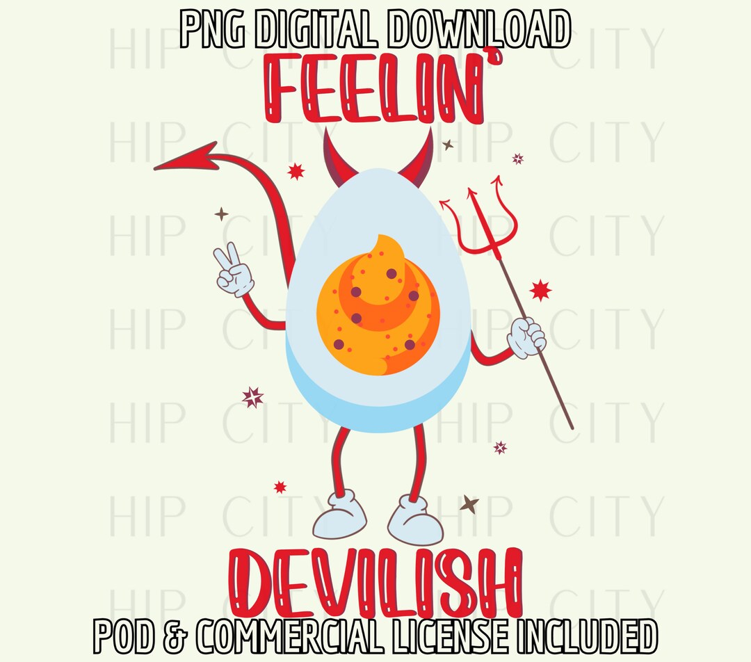 Deviled Egg PNG, Feeling Devilish PNG, I'll Take Mine Deviled PNG, Thanksgiving Side Dish Png ...