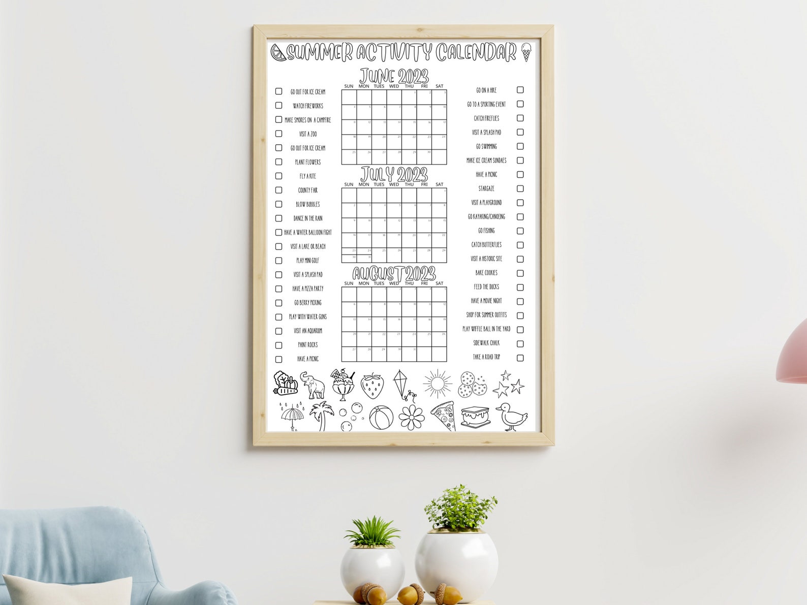 Printable Summer Countdown Poster, Summer Countdown, Summer Poster ...