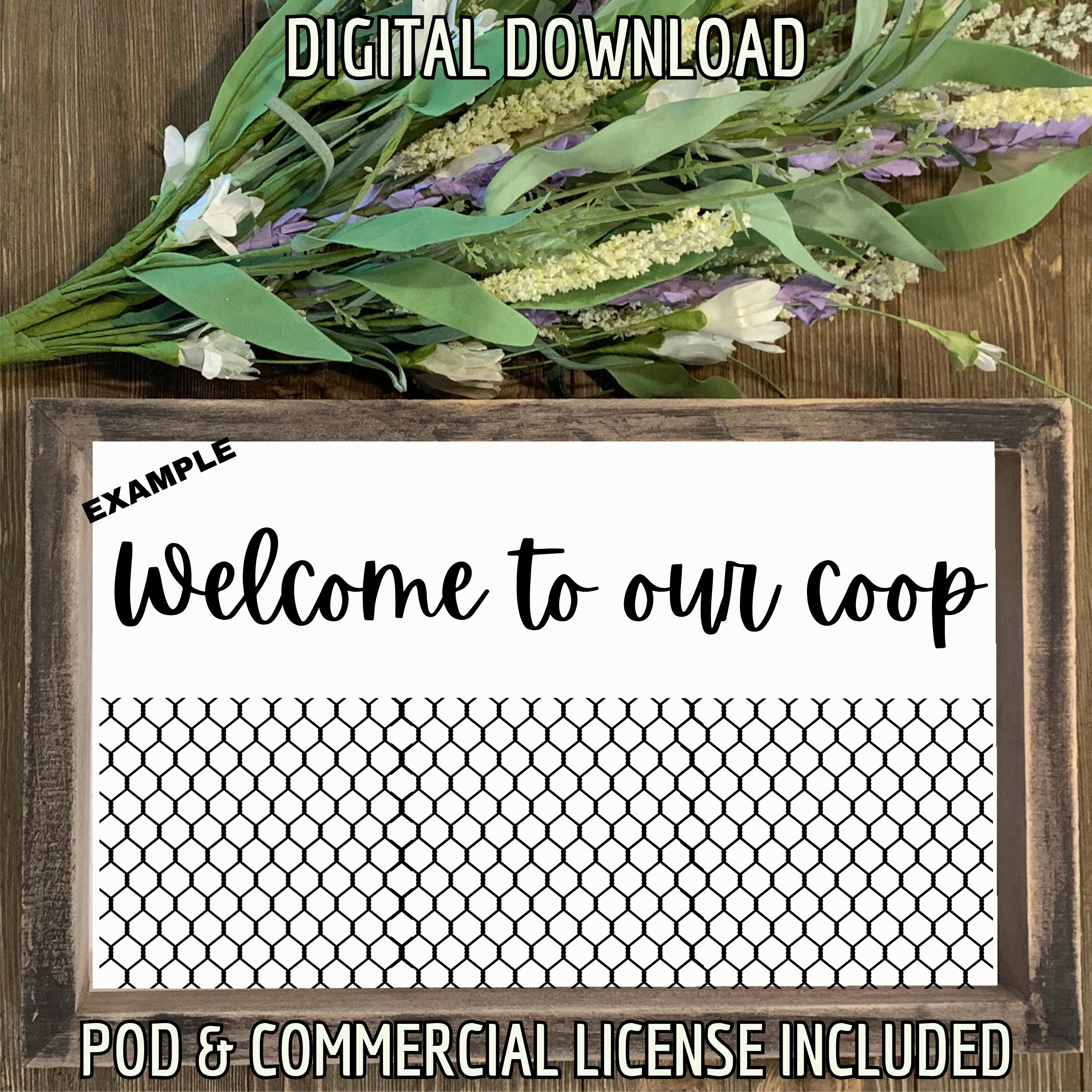 Chicken Wire SVG, Chicken Wire PNG, Detailed Chicken Wire Square ...