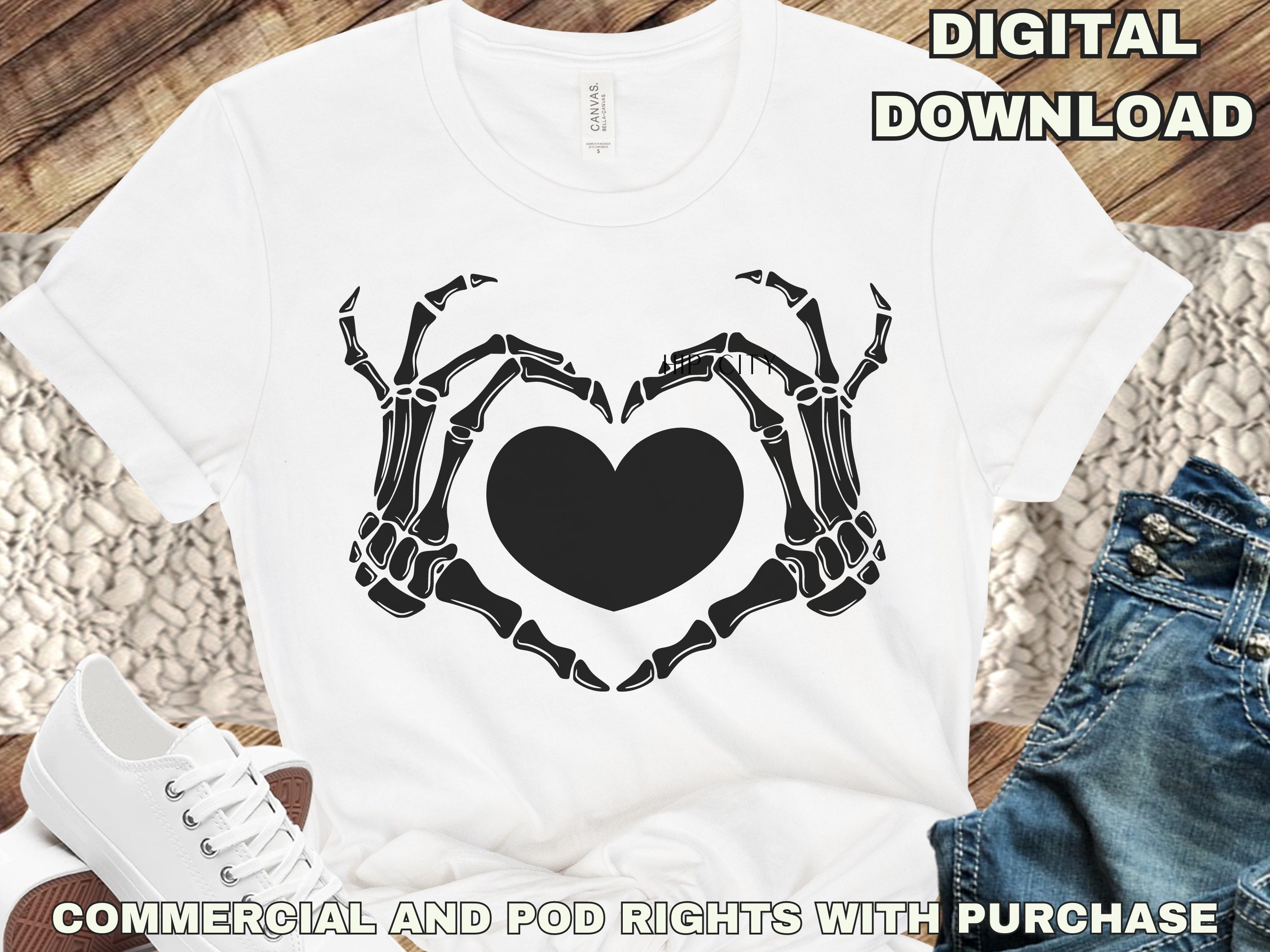 Skeleton Hands SVG Skeleton Hands Heart SVG Halloween Heart - Etsy