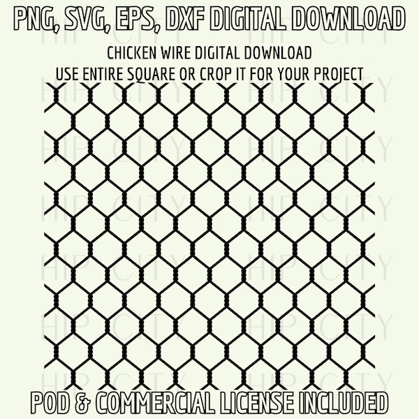 Chicken Wire Svg - Etsy