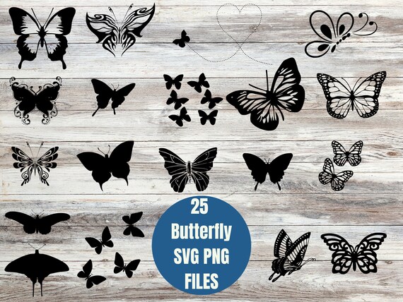 Butterfly SVG Butterfly SVG Bundle Butterflies Butterfly - Etsy