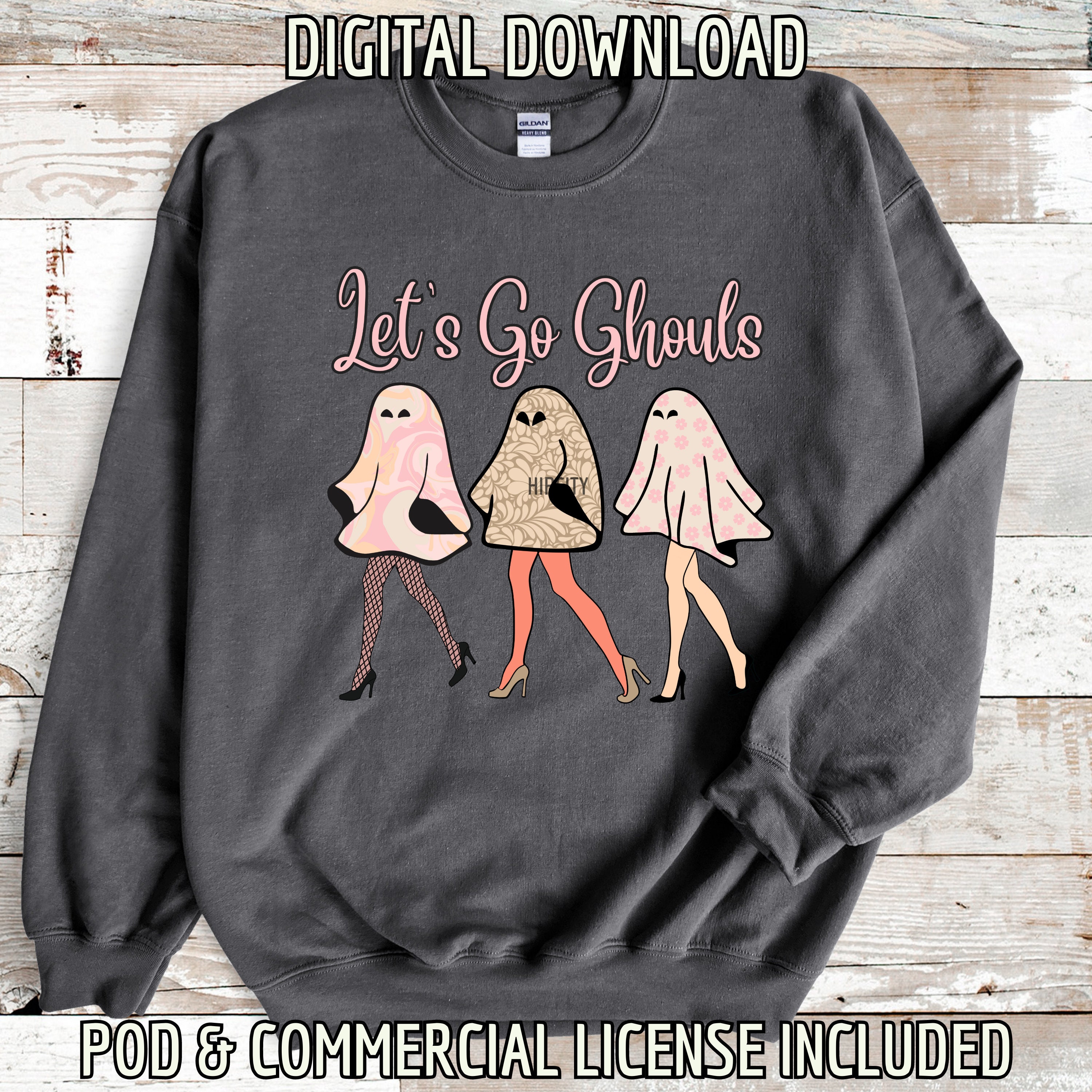 Lets Go Ghouls PNG All the Pretty Ghouls PNG Ghoul Gang Png - Etsy