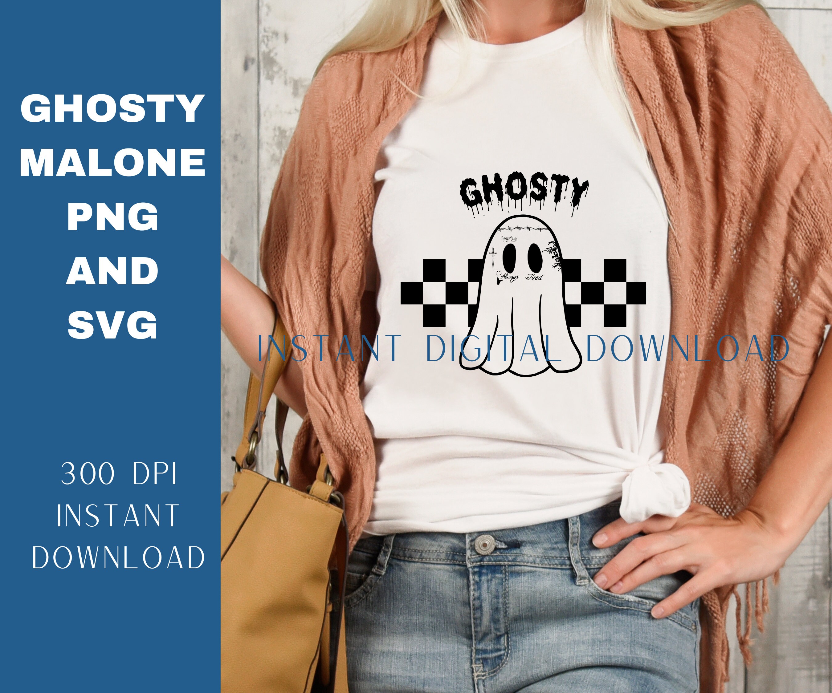Ghost Malone PNG, Ghost Malone SVG, Ghosty Malone Digital Download ...