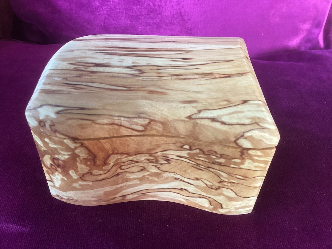 Wooden Box Handmade From Spalded Birch - Etsy