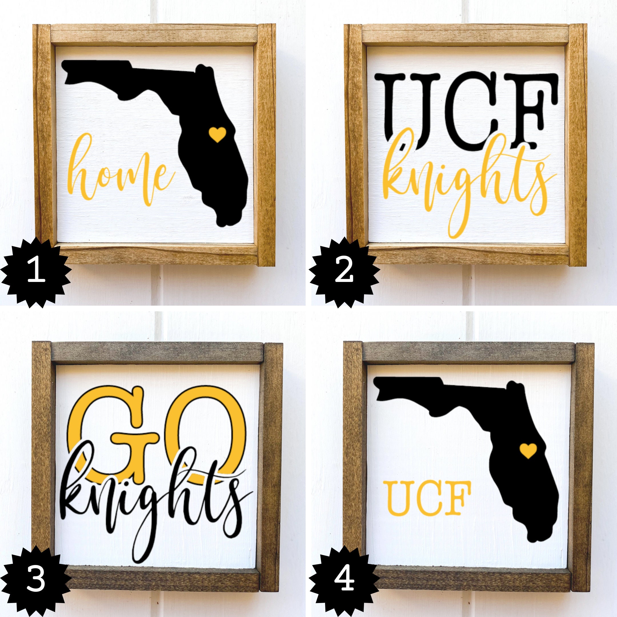 UCF Knights Decor University of Central Florida Home Decor - Etsy