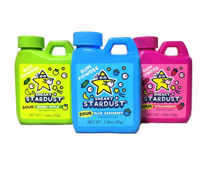 Sour Sneaky Stardust Gum - Etsy