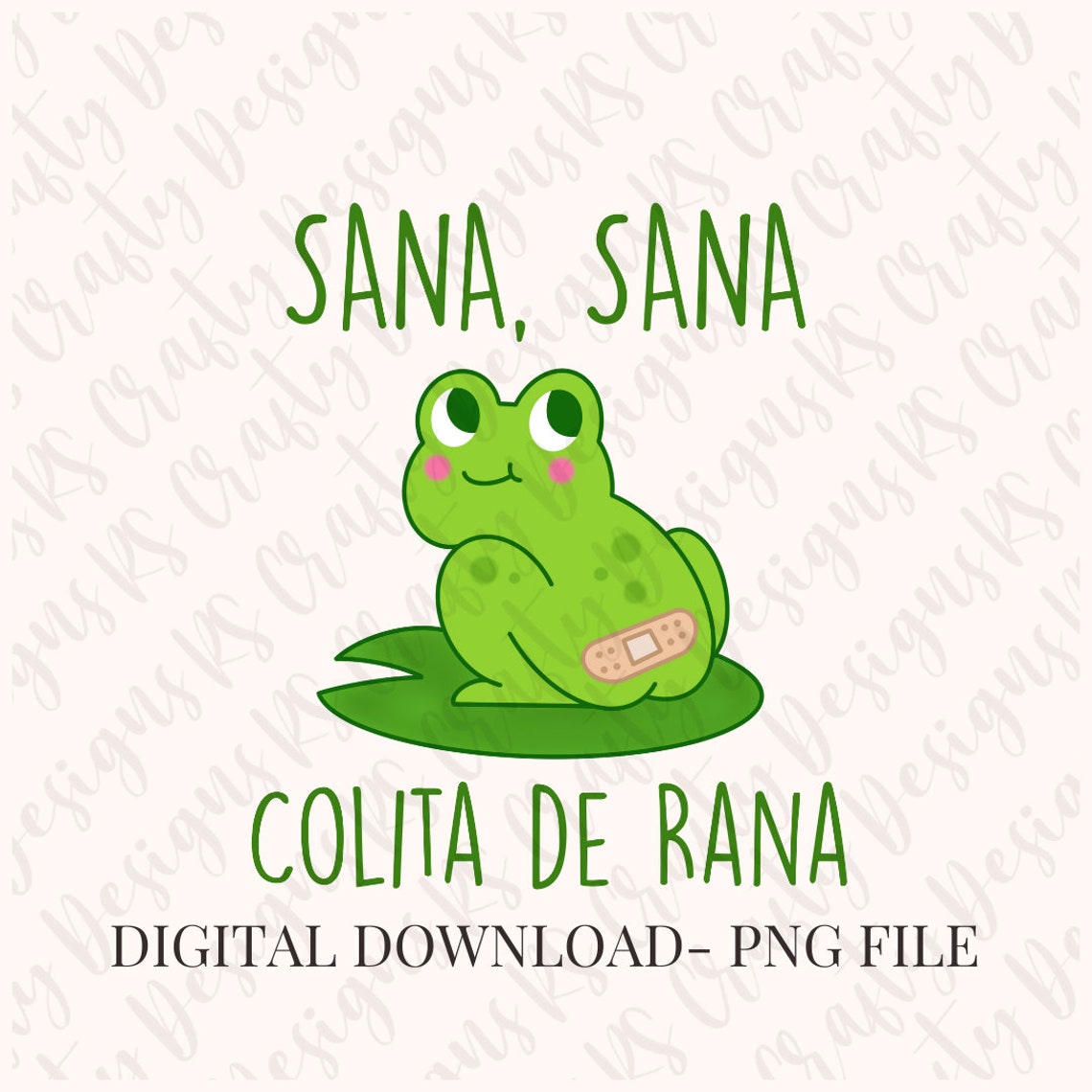 Sana, Sana Colita De Rana PNG - Etsy