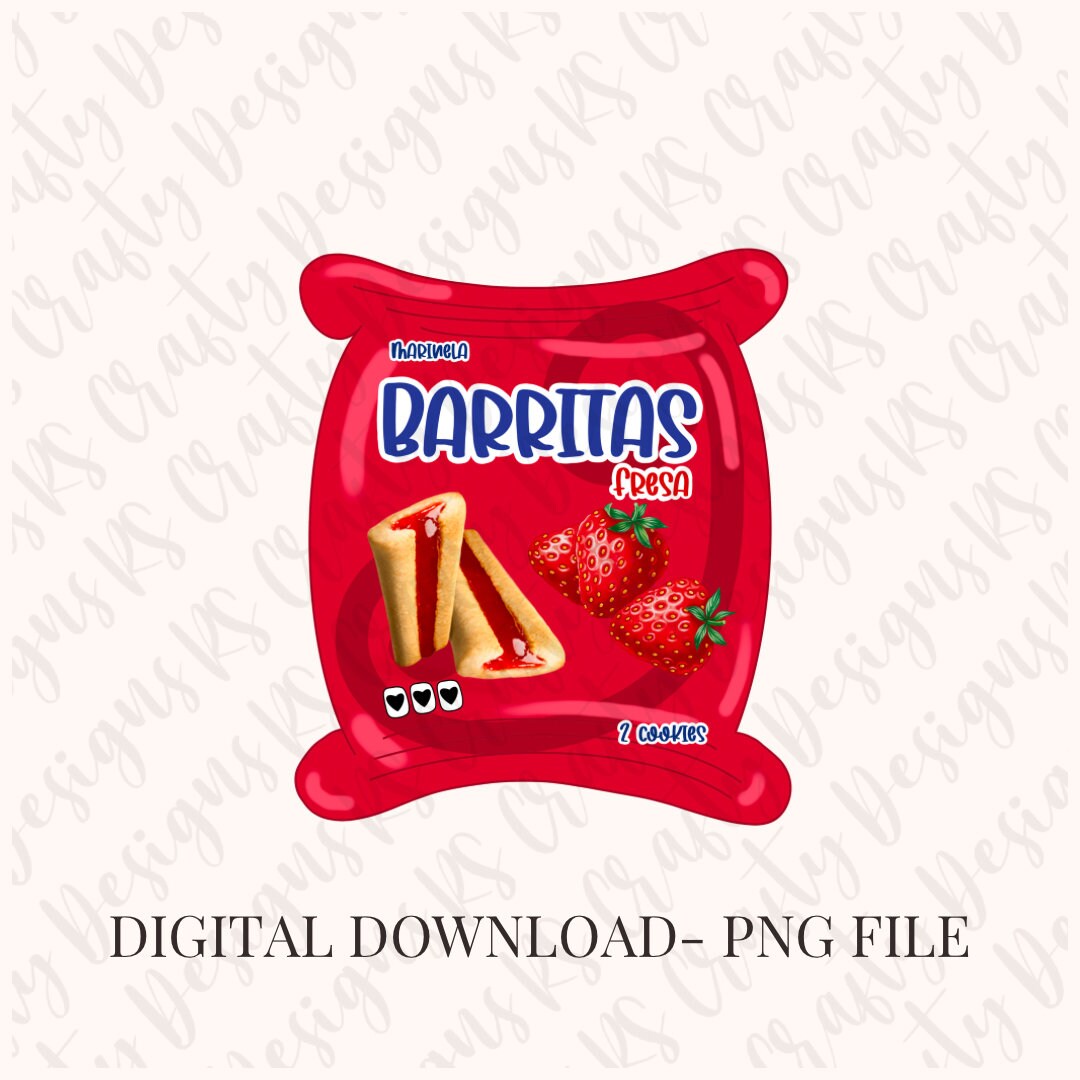 Barritas De Fresa PNG - Etsy