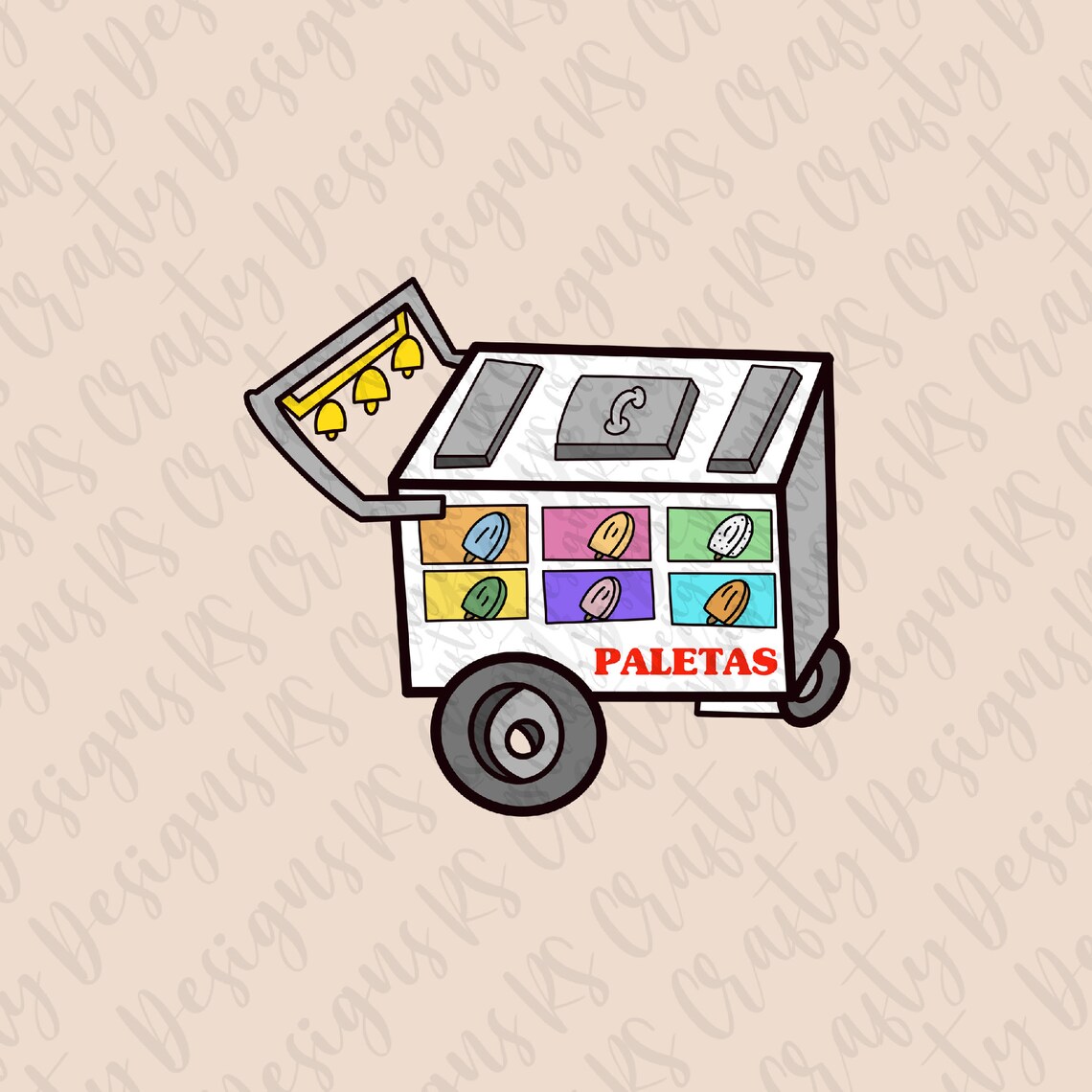 Carro De Paletas PNG - Etsy