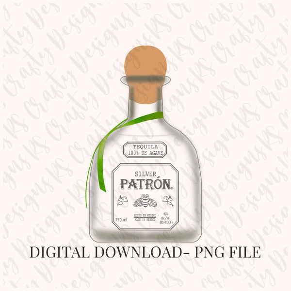 Patron Bottle - Etsy