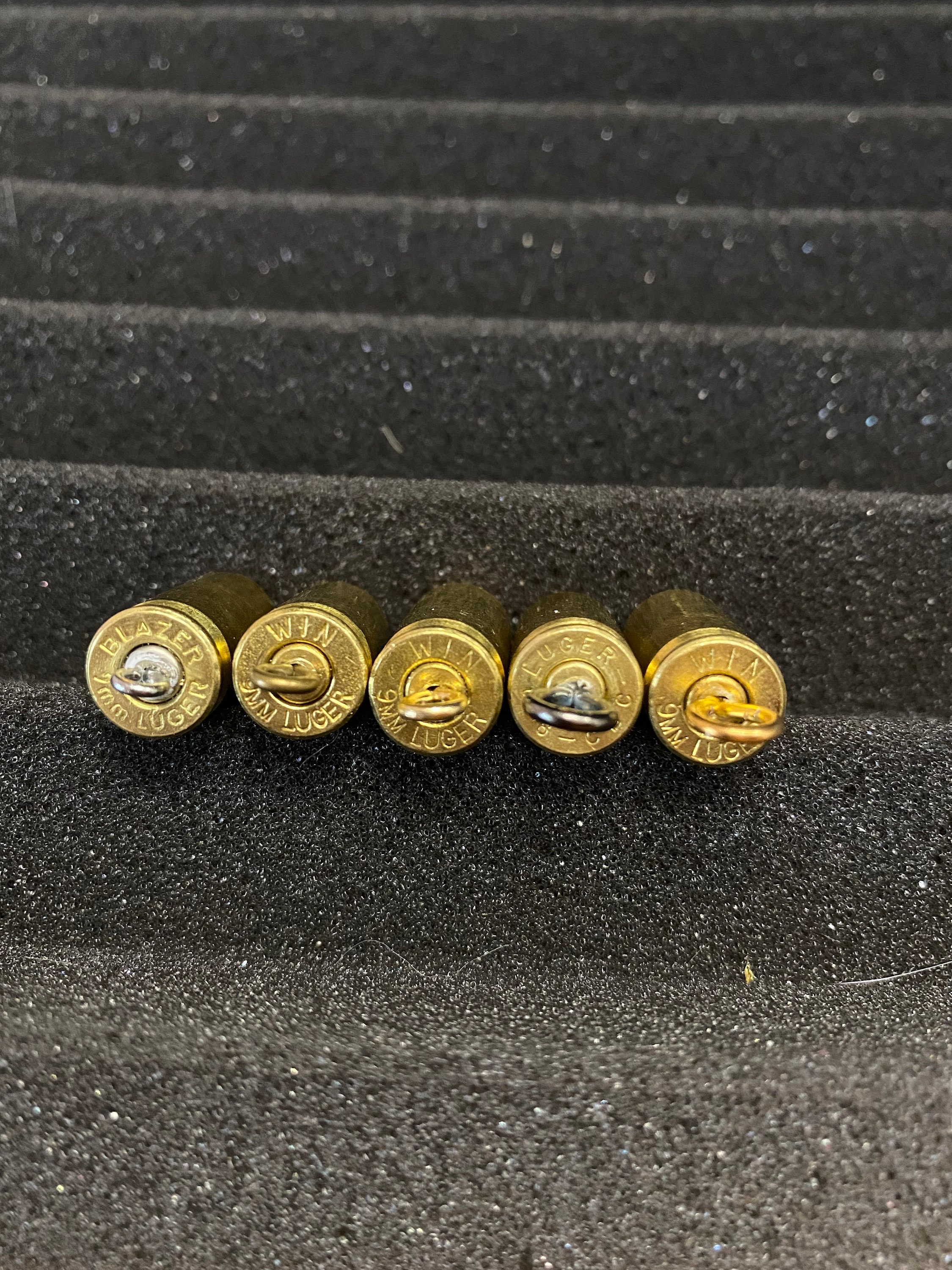 Real 9mm Ammo Keychains - Etsy