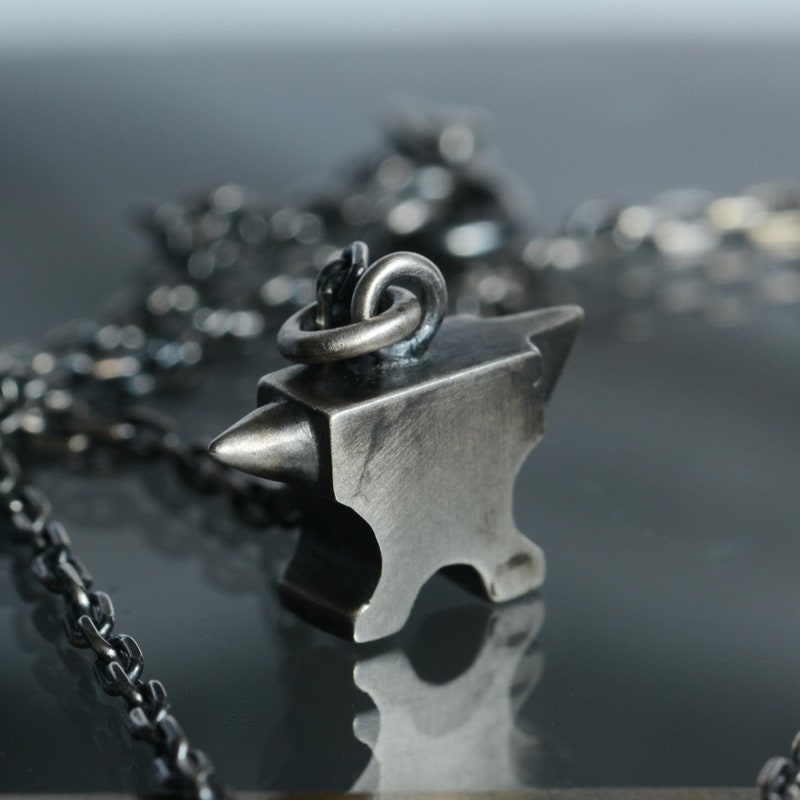 Anvil Necklace - Etsy