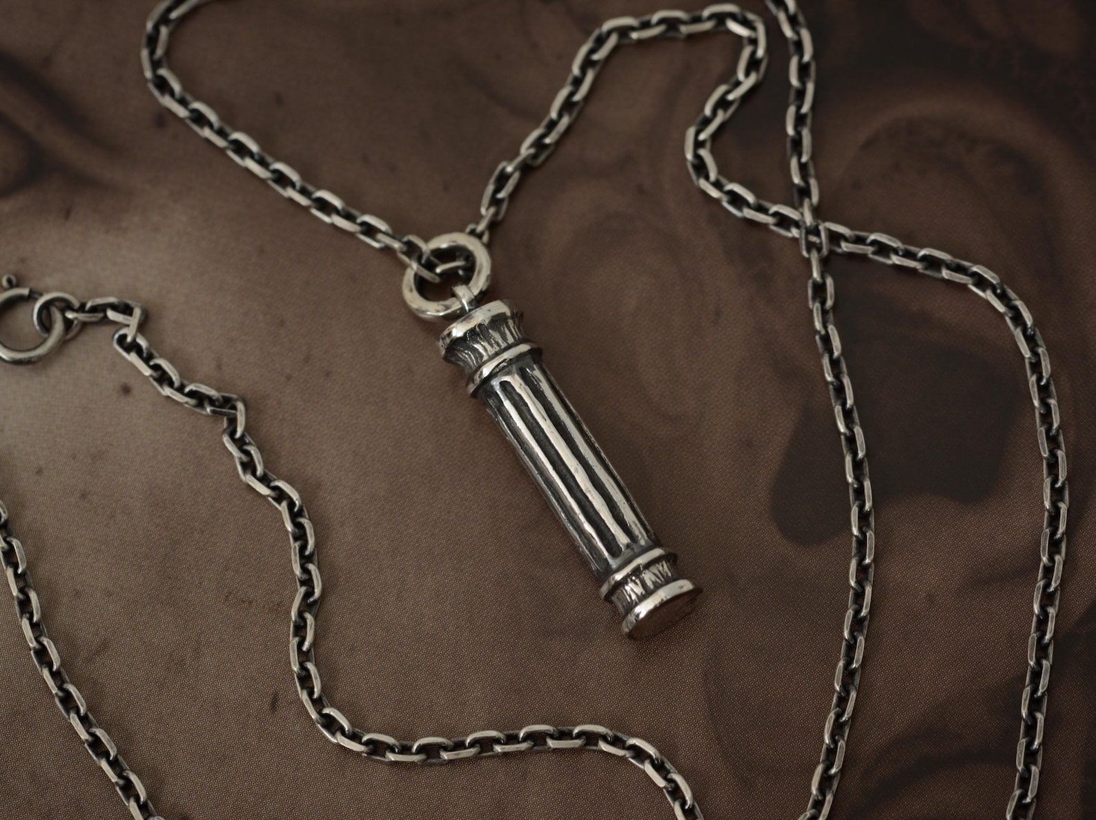 Greek Column Pendant: Handmade Elegant Neoclassical Architectural ...