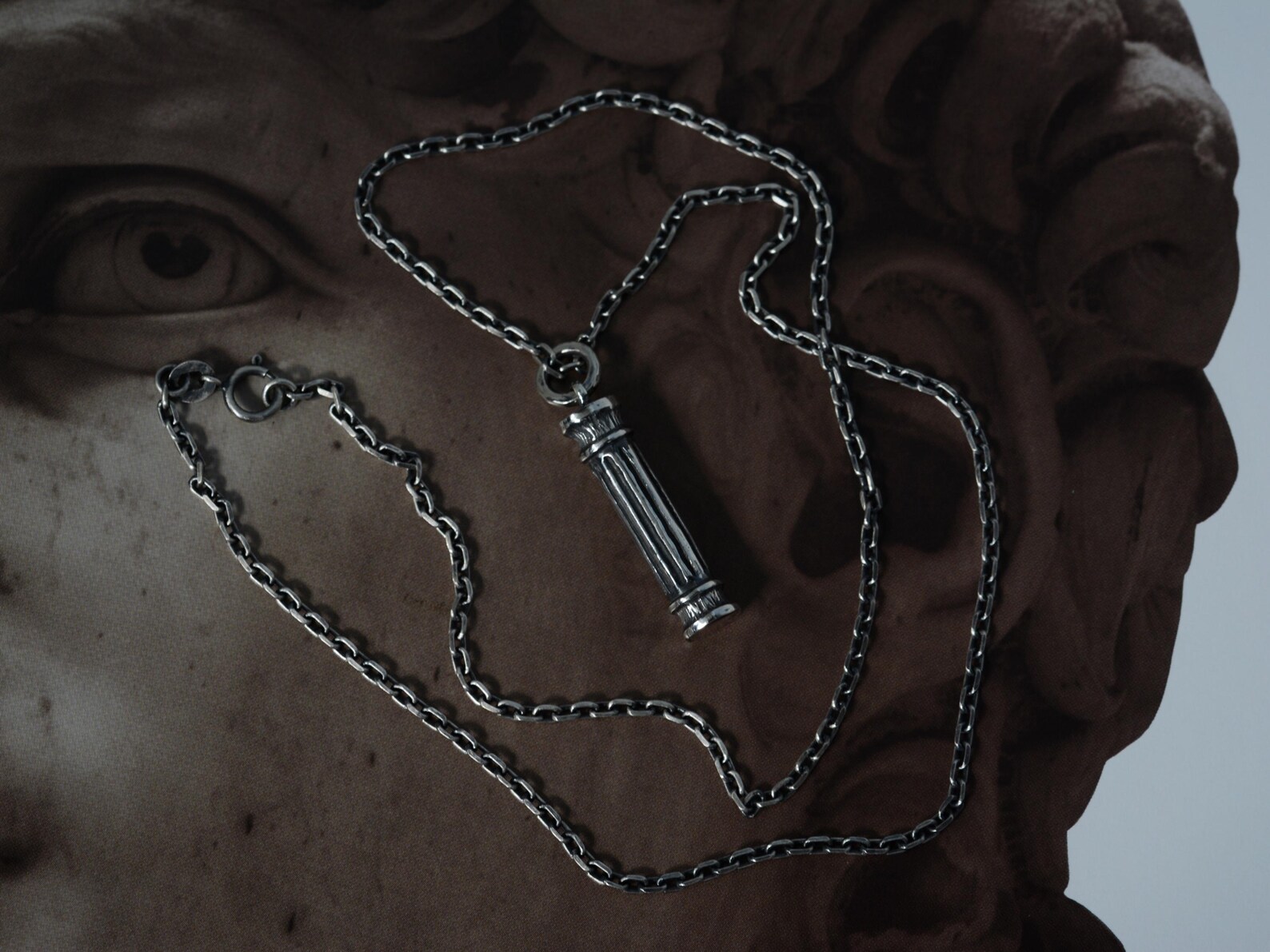 Greek Column Pendant: Handmade Elegant Neoclassical Architectural ...