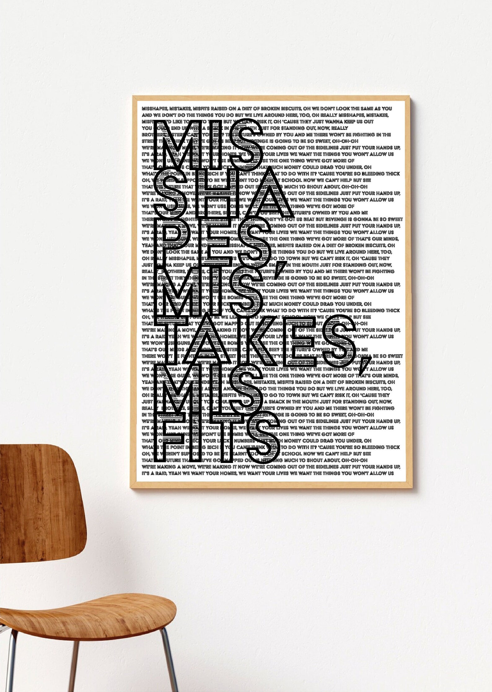 PULP Mis-shapes Different Class Poster Print - 90's - Fan - Modern ...