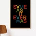 TALKING HEADS Poster Same as It Ever Was Once in a Lifetime Fan Modern ...
