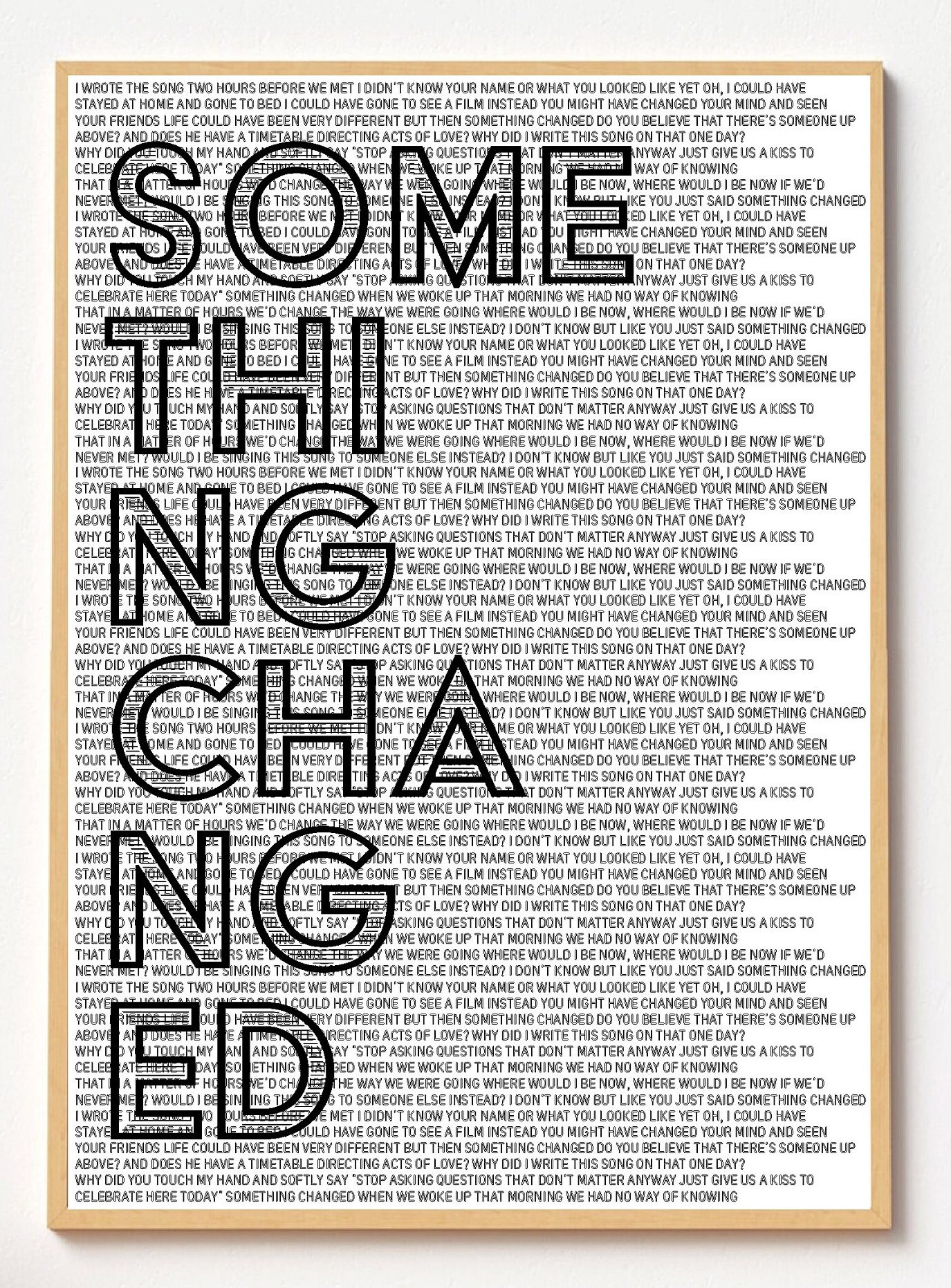 PULP SOMETHING CHANGED Poster Print 90's Fan Modern Music Art Artwork ...
