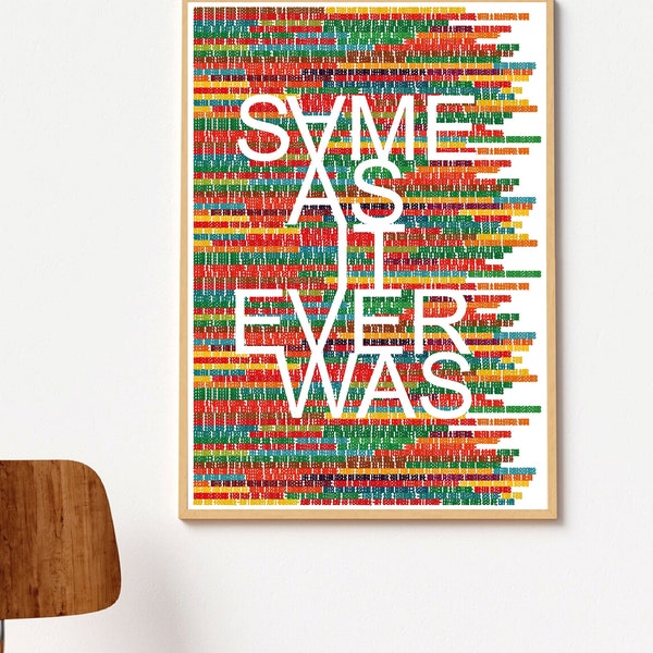Talking Heads Poster - Etsy