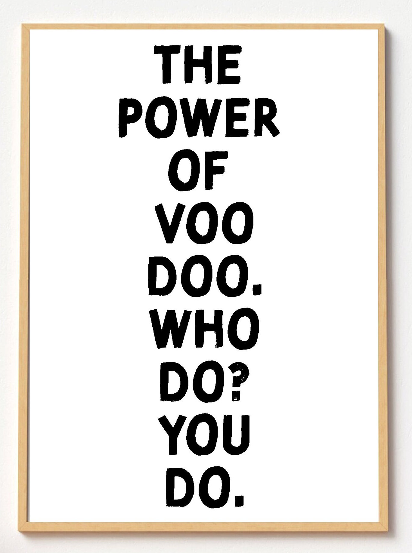 The Labyrinth the Power of Voodoo. Who Do You Do. Poster - Etsy
