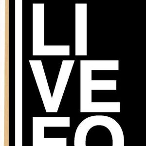 OASIS - LIVE FOREVER - Poster - Print - 90's - Fan - Modern Music Art ...