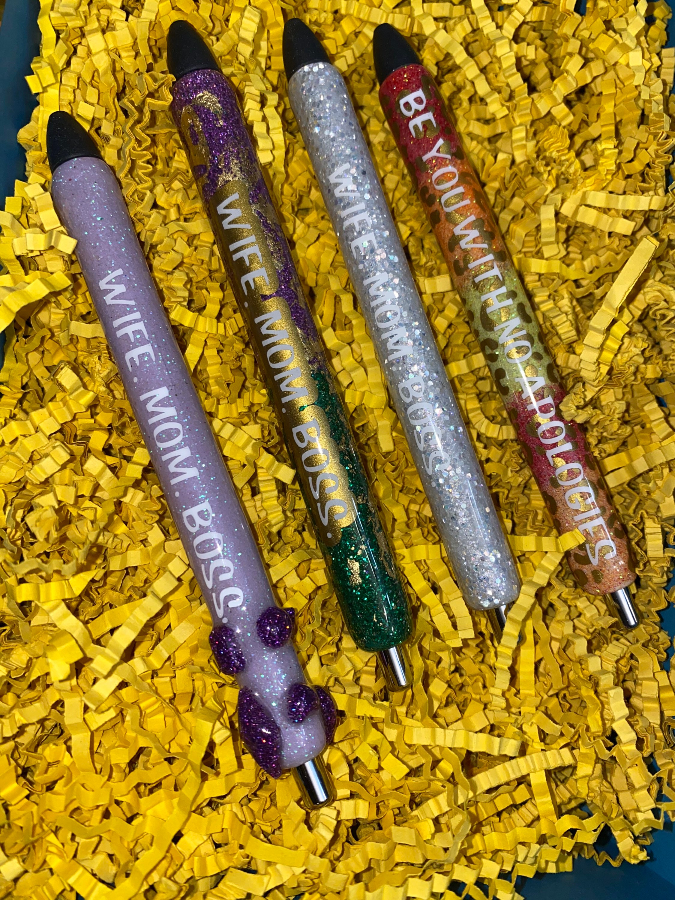 Custom Glitter Pens - Etsy