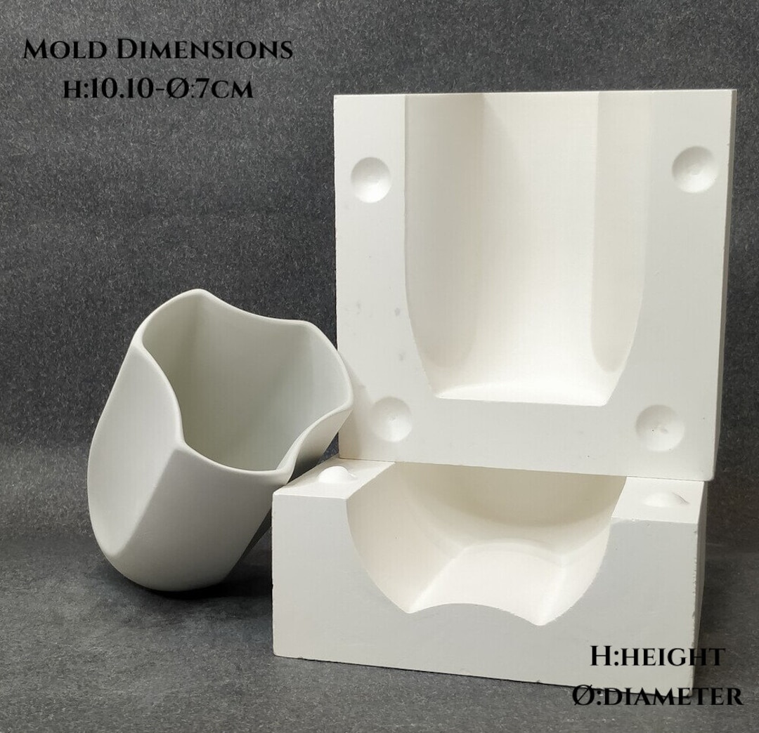Slip Casting Mold Ceramics,craft Kit,plaster Mug,ceramic Casting ...