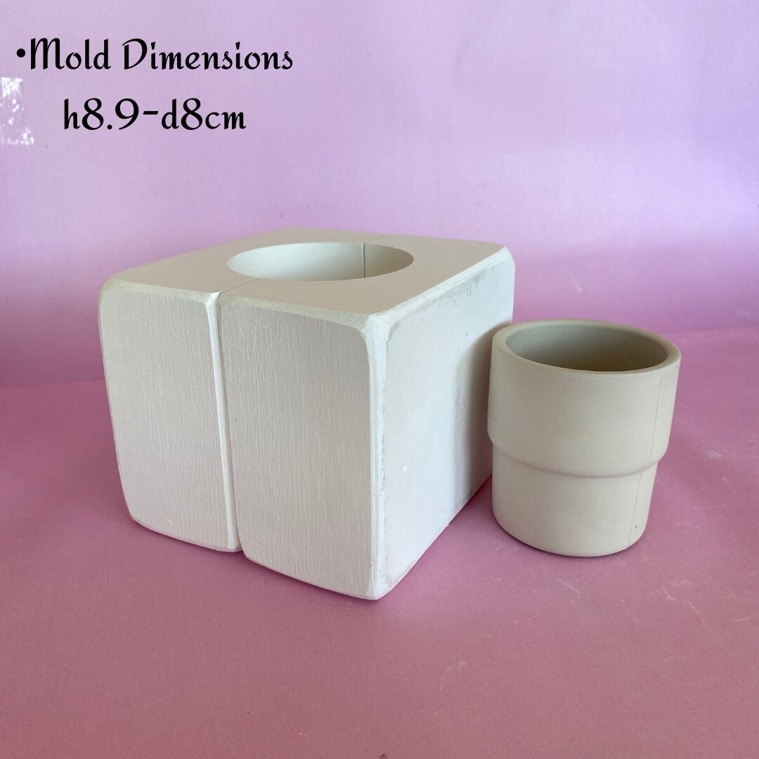Slip Casting Mold Ceramics,craft Kit,plaster Mug,ceramic Casting ...