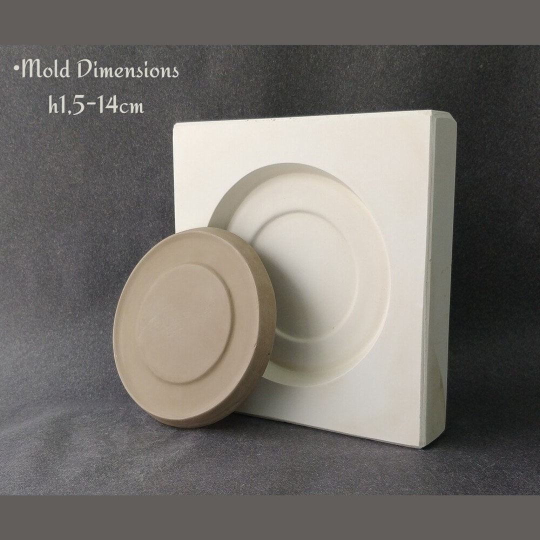 Ceramic Coaster Mould,slip Casting Mold Ceramics,craft Kit,plaster Mug ...