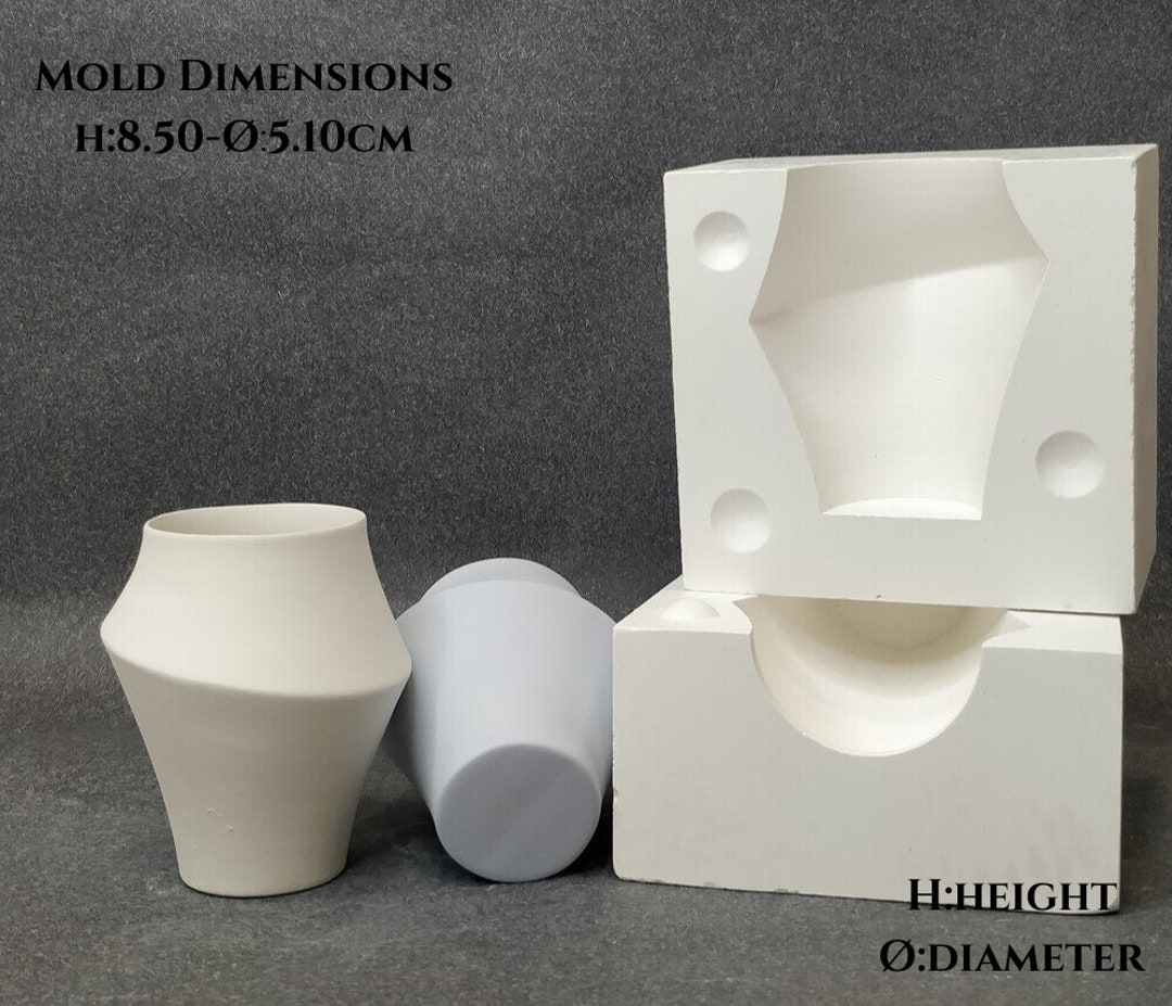 Slip Casting Mold Ceramics,craft Kit,plaster Mug,ceramic Casting ...