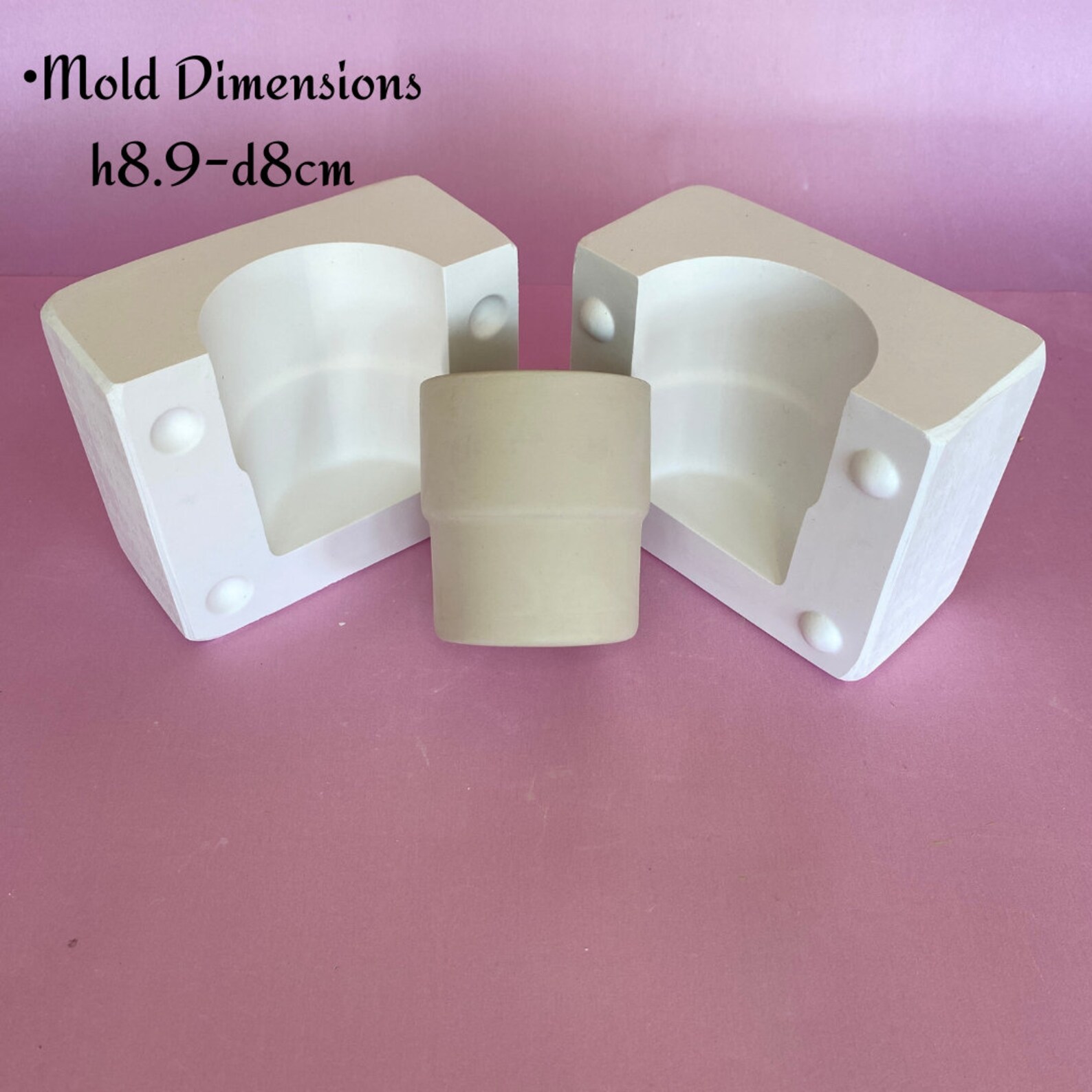 Slip Casting Mold Ceramics,craft Kit,plaster Mug,ceramic Casting ...