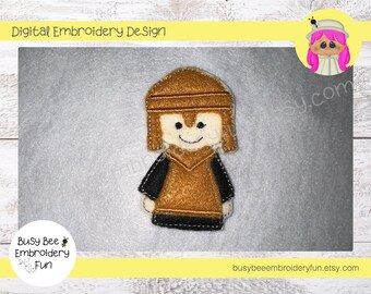 Moses Puppet Design-ith Digital Machine Embroidery File-instant ...