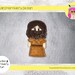 John the Baptist Finger Puppet Design-ith Digital Machine Embroidery ...