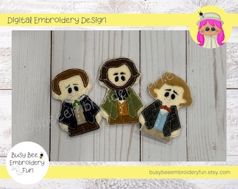 Moses Puppet Design-ith Digital Machine Embroidery File-instant ...