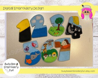 Moses Puppet Design-ith Digital Machine Embroidery File-instant ...