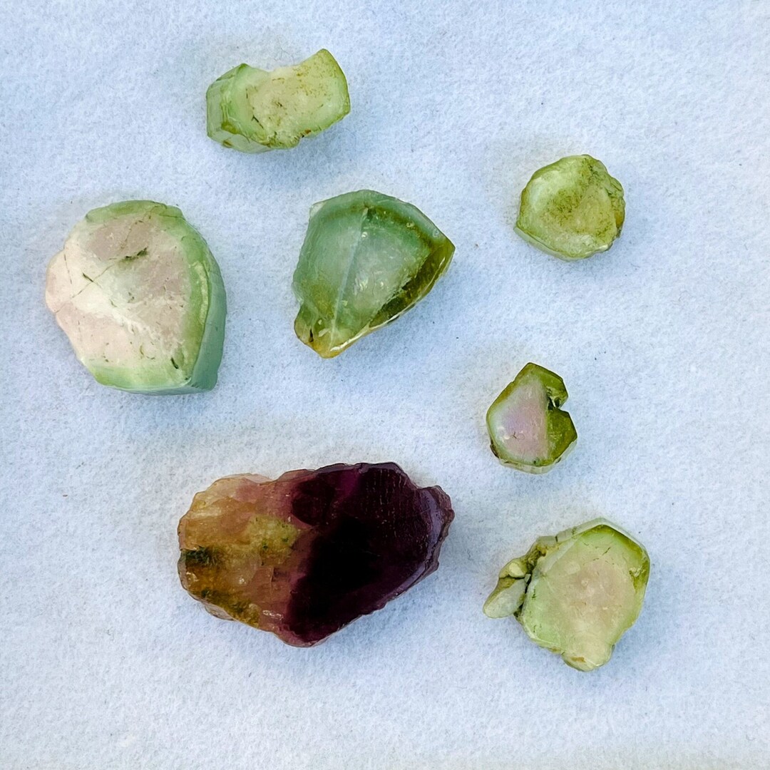 Bio Color Tourmaline Trapiche Watermelon Tourmaline Crystal - Etsy