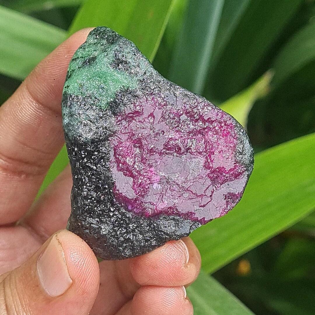 Natural Ruby Zoisite Crystal, Natural Untreated Raw Ruby Zoisite, Gemstones Ruby Zoisite ...