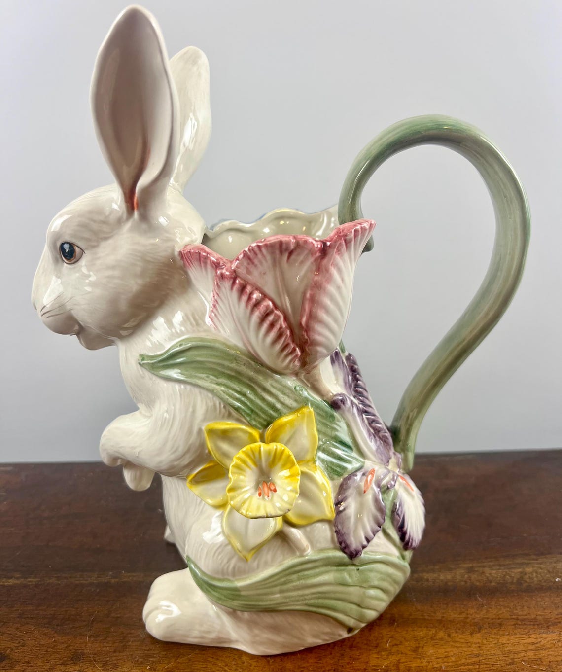 Fitz and Floyd Bunny Pitcher - Etsy