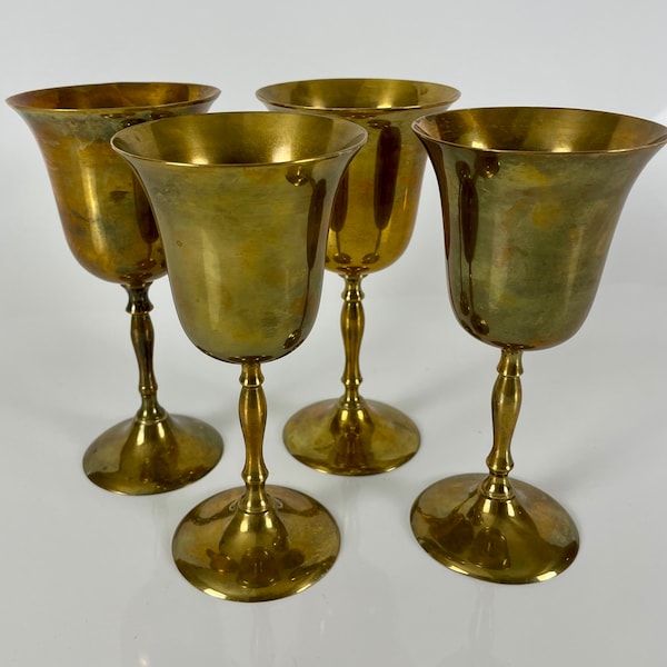 Brass Goblet - Etsy