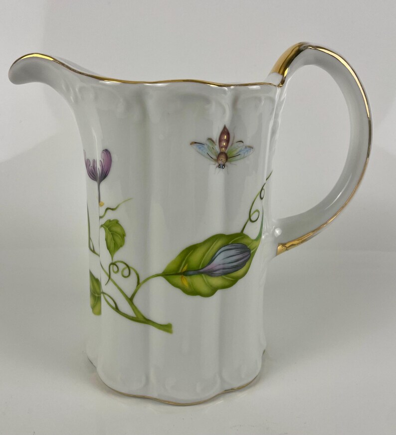 Vintage Porcelain I. Godinger & Co. Pitcher - Etsy