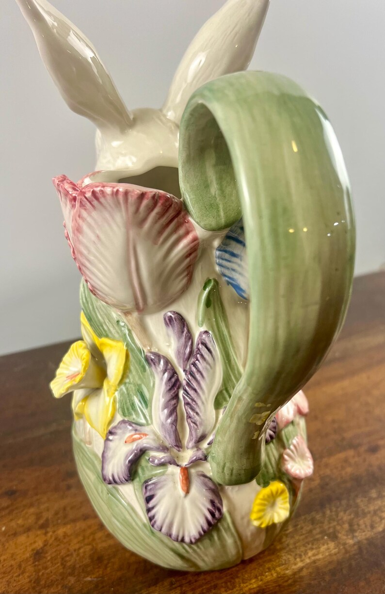 Fitz and Floyd Bunny Pitcher - Etsy