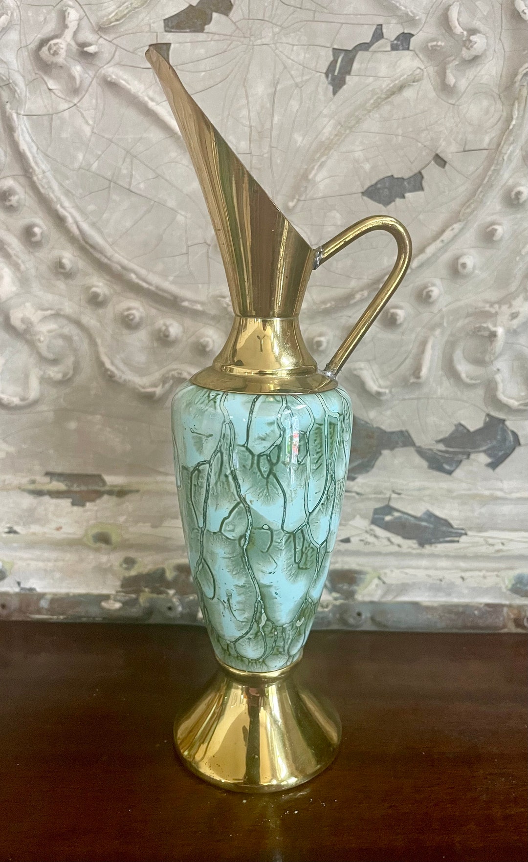 Vintage 1950s Ceramic Delft Pitcher Made in Holland - Etsy