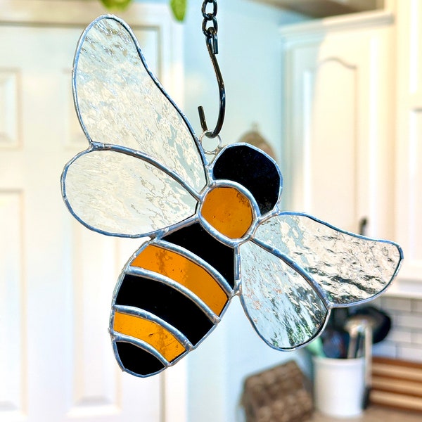 Honeybee Suncatcher - Etsy