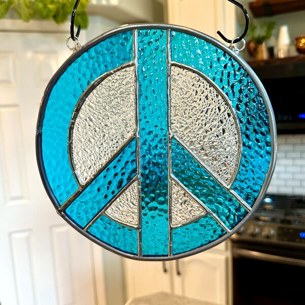 Peace Sign Stained Glass - Etsy