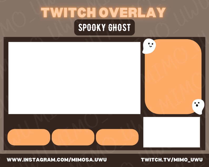 Twitch Halloween Overlay Border for Twitch Streamers - Etsy
