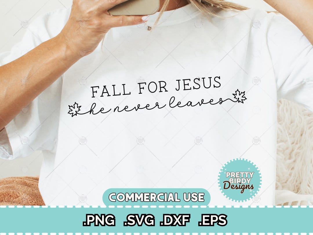 Fall for Jesus Svg Png, Thanksgiving Svg Bible Verse Quote Design ...