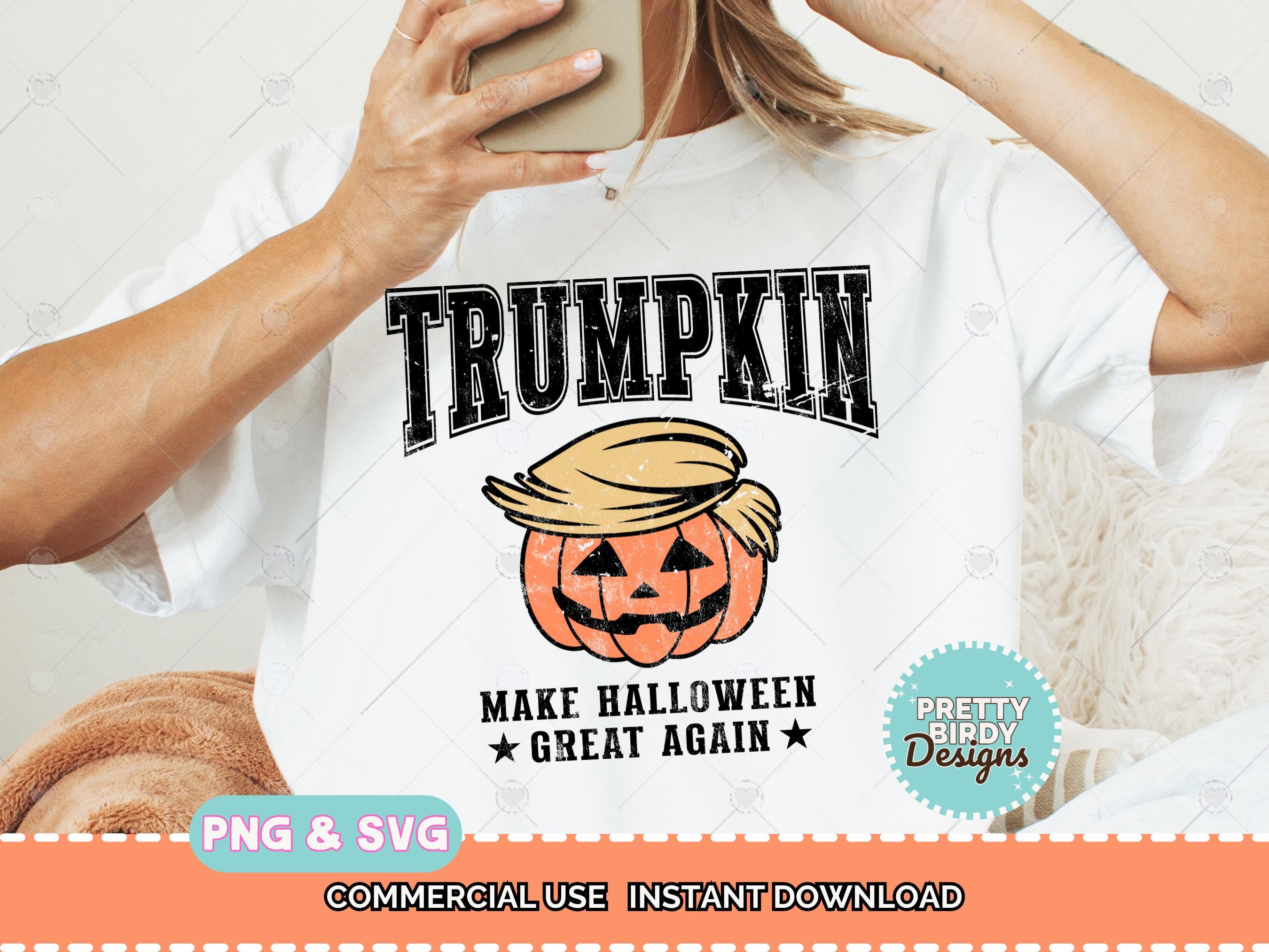 Trumpkin SVG and PNG, Funny Donald Trump 2024 Png, Funny Pumpkin Png ...