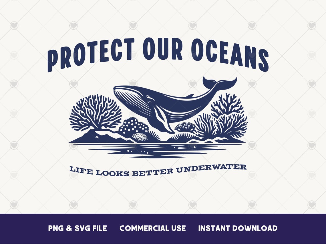 Protect the Oceans Png Summer Tshirt Sublimation Design Respect the ...