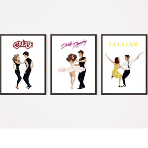 INSTANT DOWNLOAD Dance Movie Poster Set of 3 Hollywood Print - Etsy